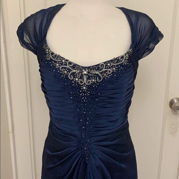 Jade | Dresses | Jade Brand Navy Blue Evening Gown Nwt | Poshmark